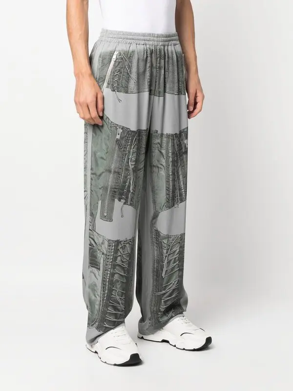 DIESEL® Lace-up Print Trousers