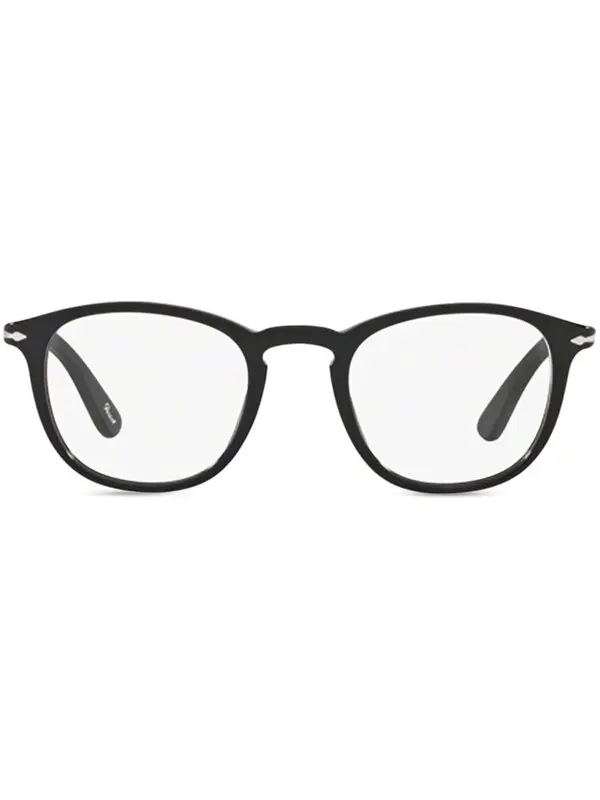 Persol Square Frame Eyeglasses - Black
