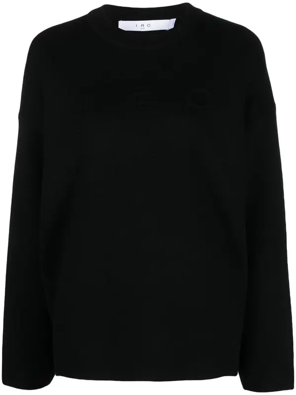 IRO PARIS Intarsia Knit-logo Jumper