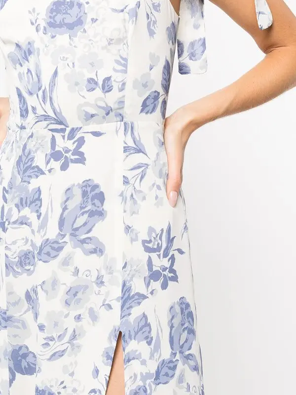 REFORMATION Twilight Floral-print Midi Dress