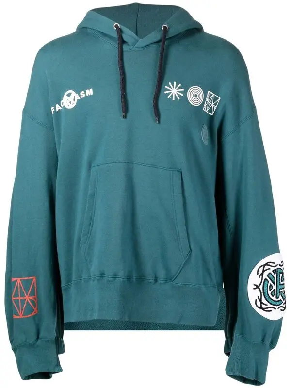 Facetasm Embroidered Hoodie