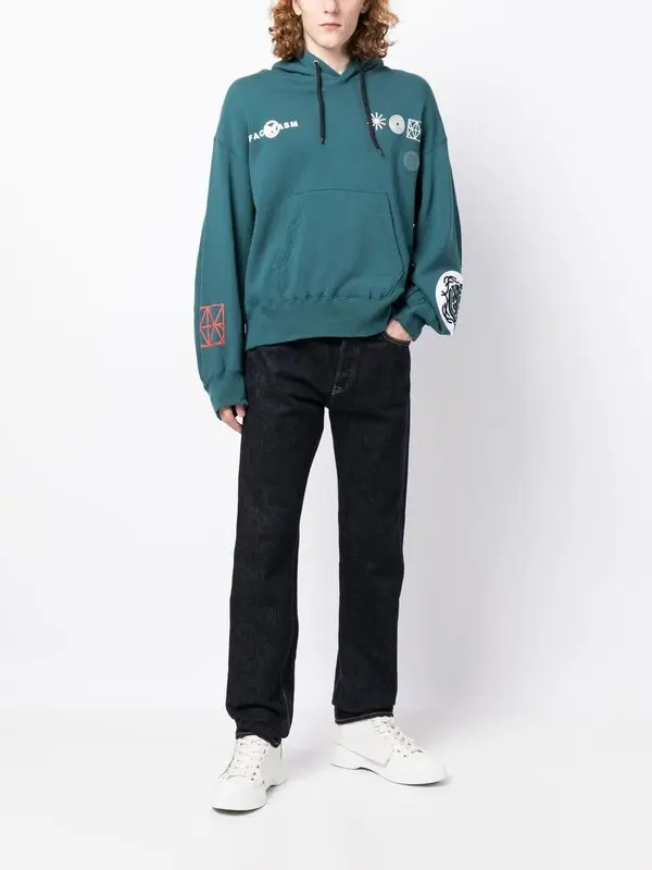 Facetasm Embroidered Hoodie