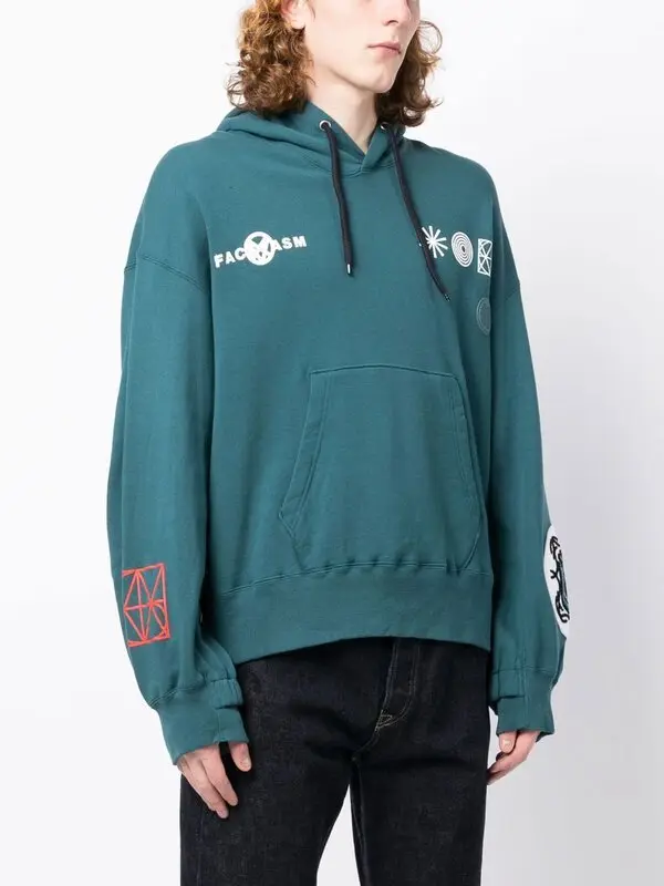 Facetasm Embroidered Hoodie