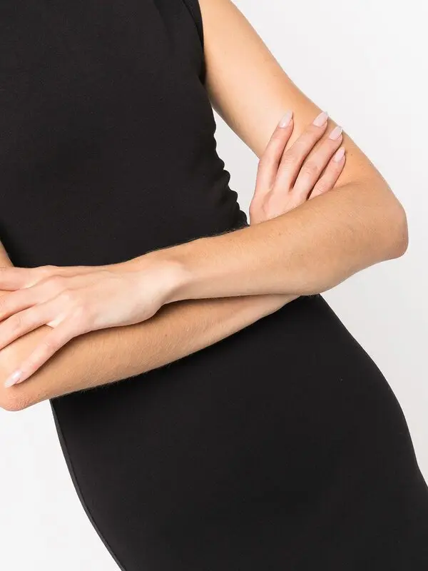 REFORMATION Alden Knit Mini Dress - Black