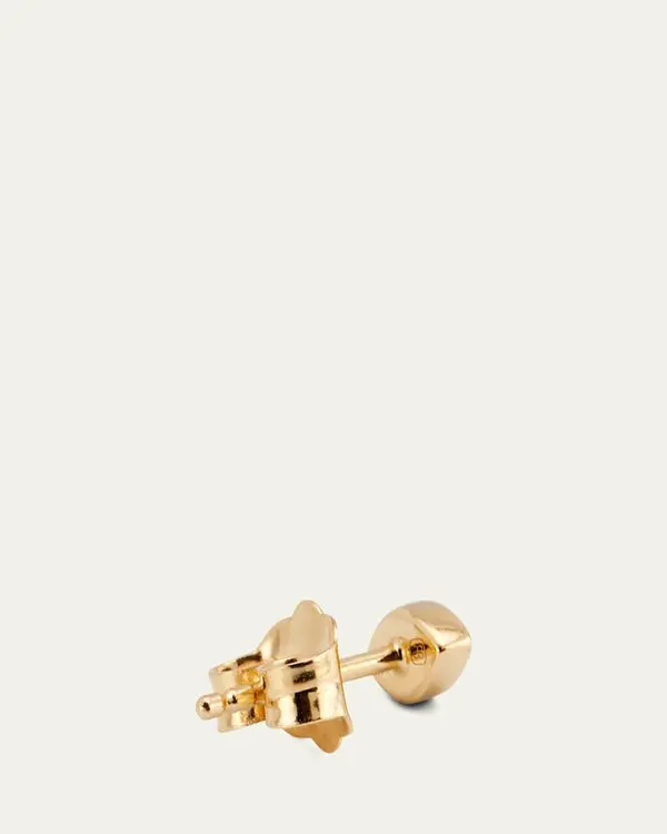 SYDNEY EVAN 14k Gold Enamel Evil Eye Stud Earring, Single