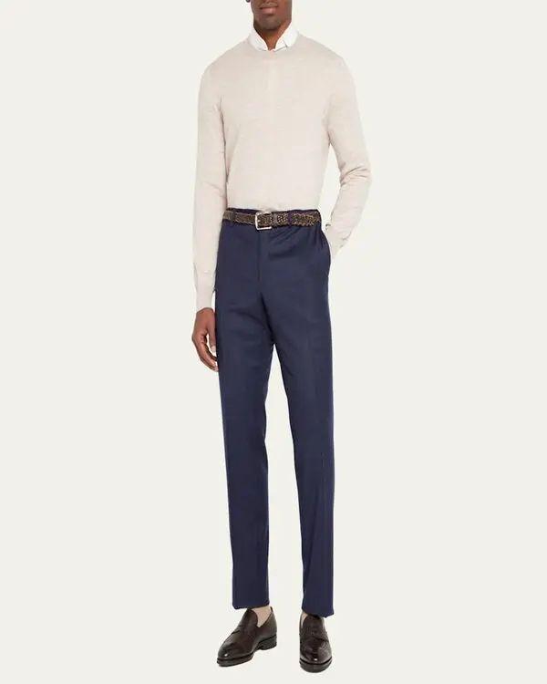 Bontoni Principe Grain Leather Loafers - Testa Di Moro