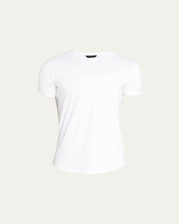 Monfrère Dann Solid Crew T-shirt - Blanc