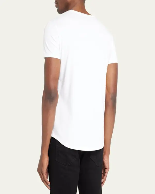 Monfrère Dann Solid Crew T-shirt - Blanc
