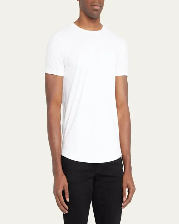 Monfrère Dann Solid Crew T-shirt - Blanc