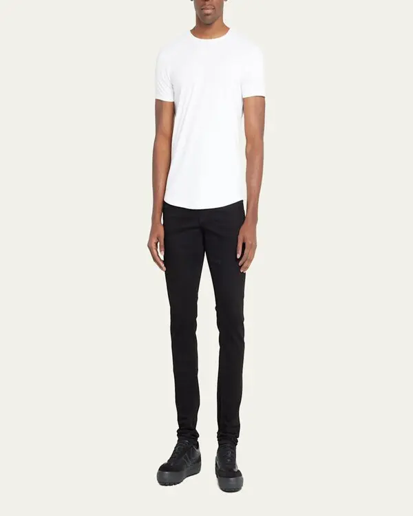 Monfrère Dann Solid Crew T-shirt - Blanc