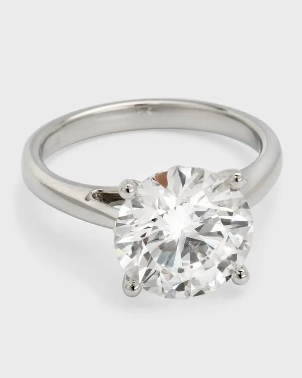 Neiman Marcus Lab Grown Diamond Solitaire Ring - Platinum