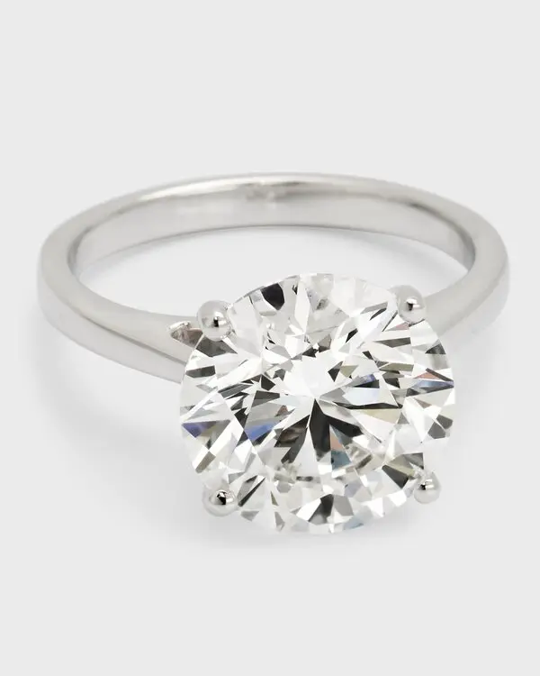 Neiman Marcus Lab Grown Diamond Solitaire Ring - Platinum