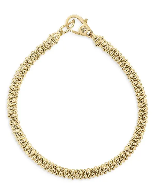Lagos 18k Yellow Caviar Beaded Bracelet - Gold