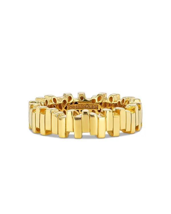 SUZANNE KALAN 18k Yellow Golden Age Bar Band - Gold