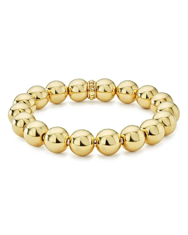 Lagos Caviar Collection 18k Beaded Bracelet - Gold