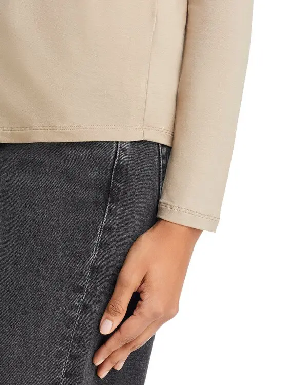 Majestic Filatures Point Collar Button Front Shirt - Desert