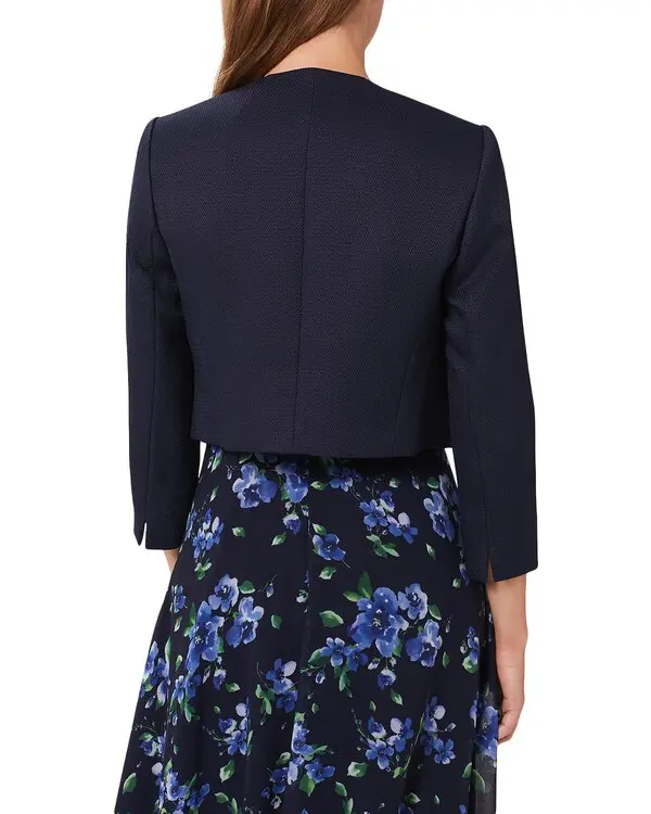 HOBBS LONDON Elize Cropped Jacket - Midnight Navy