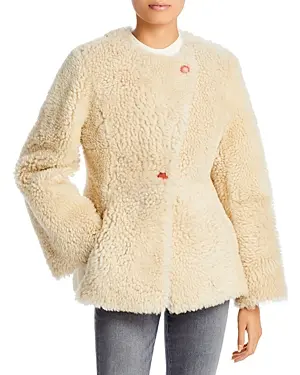 BY MALENE BIRGER Albertas Reversible Shearling Jacket