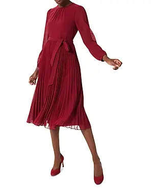 burgundy dress hobbs Hobbs Dress Womens 6 Burgundy Velvet Wool Pullover