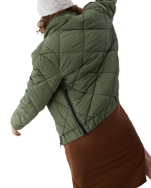 INGRID & ISABEL Puffer Jacket - Olivine