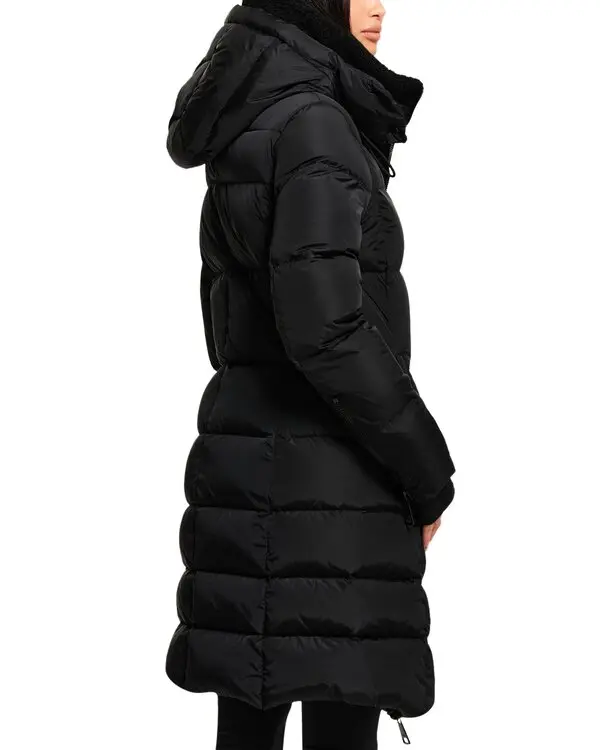 Sam. Savannah Hooded Puffer Coat - Black