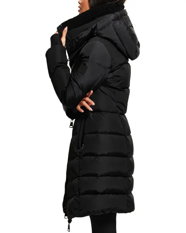 Sam. Savannah Hooded Puffer Coat - Black
