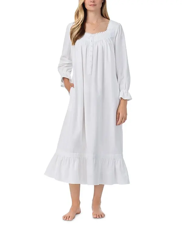 Eileen West Cotton Ballet Nightgown - White