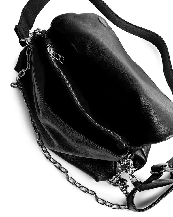 Zadig&Voltaire Rocky Leather Handbag - Noir