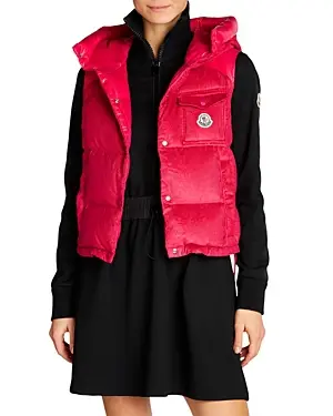 Moncler Eau Hooded Puffer Vest