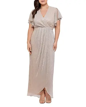 metallic jumper dress Metallic Foil Cable Knit Sweater Dress Gold / Small