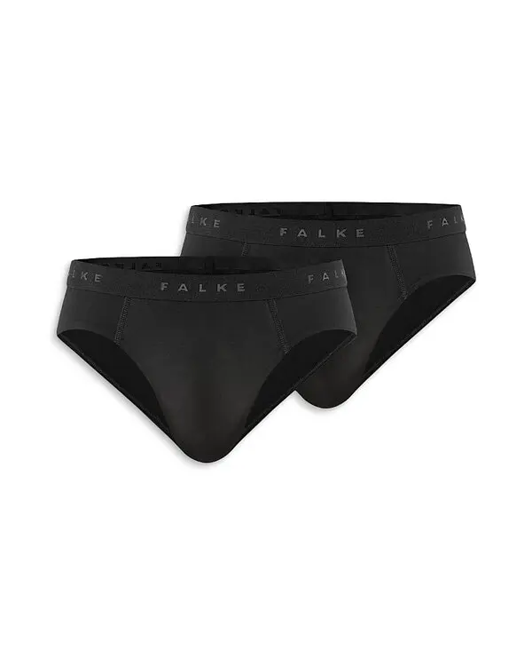 Falke Jersey Briefs, 2 Pk - Black