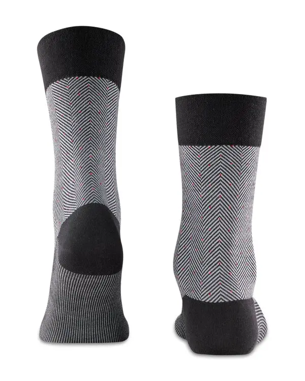 Falke Sens. Herringbone Socks - Black