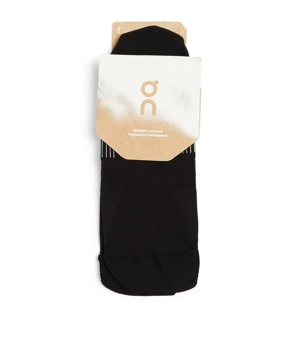On Ultralight Low Socks - Black