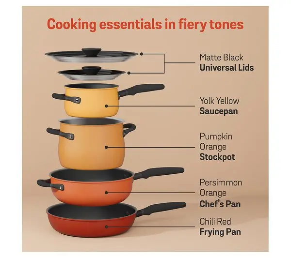 MEYER Accent Series 6-piece Cookware Essentials Set