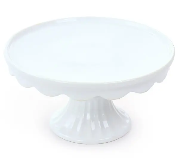 MARTHA STEWART Patterson 10 Inch Round Stonewar E Cake Stand