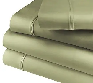 SUPERIOR Cotton Blend Solid 600-thread Count Sh Et Set, King