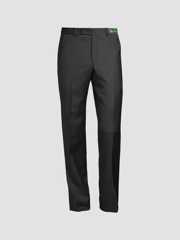 SAKS FIFTH AVENUE Collection Wool Basic Pants - Black