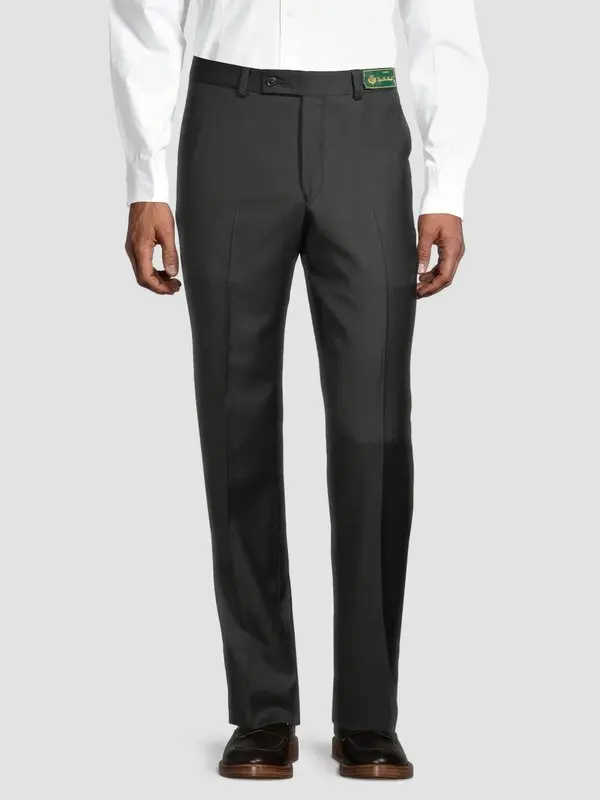 SAKS FIFTH AVENUE Collection Wool Basic Pants - Black