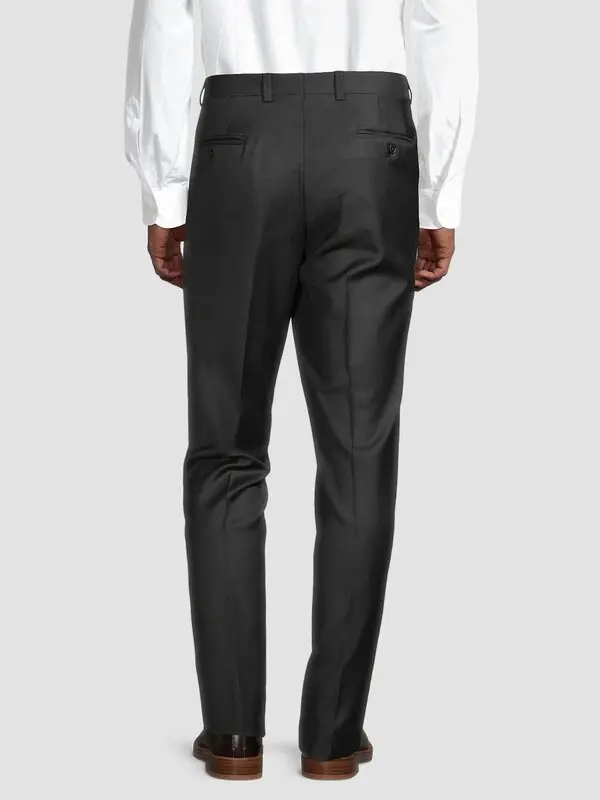 SAKS FIFTH AVENUE Collection Wool Basic Pants - Black