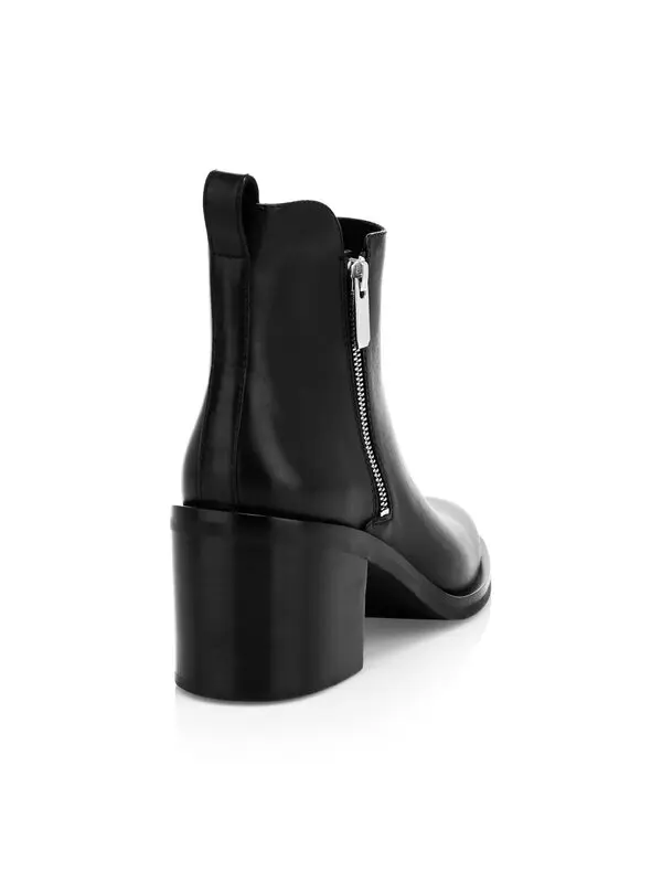3.1 Phillip Lim Alexa Leather Ankle Boots - Black
