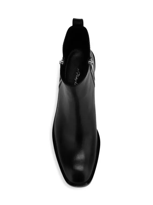 3.1 Phillip Lim Alexa Leather Ankle Boots - Black