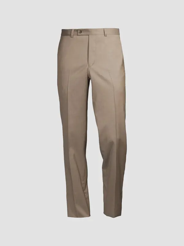 SAKS FIFTH AVENUE Collection Oslo Basic Wool Pants - Beige