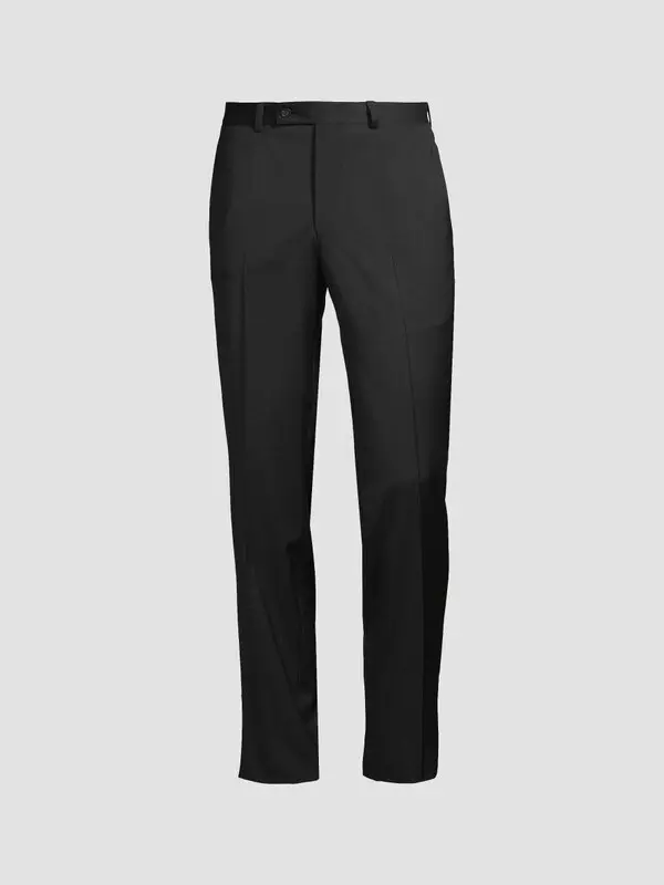 SAKS FIFTH AVENUE Collection Oslo Basic Wool Pants - Black