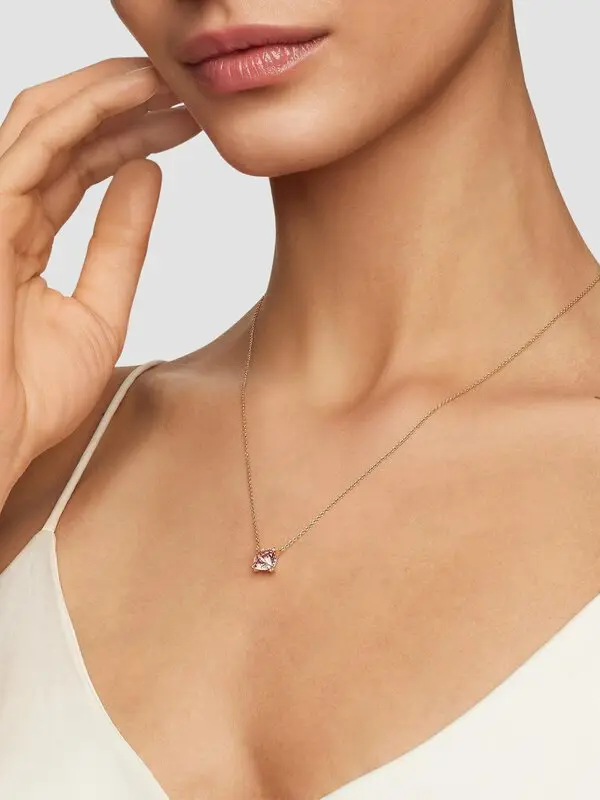 David Yurman Petite Chatelaine Pendant Necklace In 18k With And Diamonds, 7mm