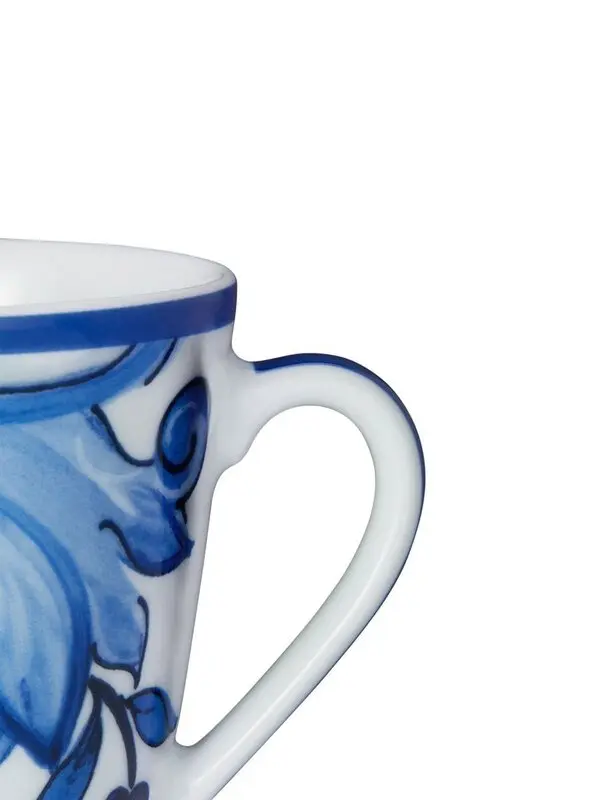 Dolce & Gabbana Archive-print Porcelain Mug - Blue