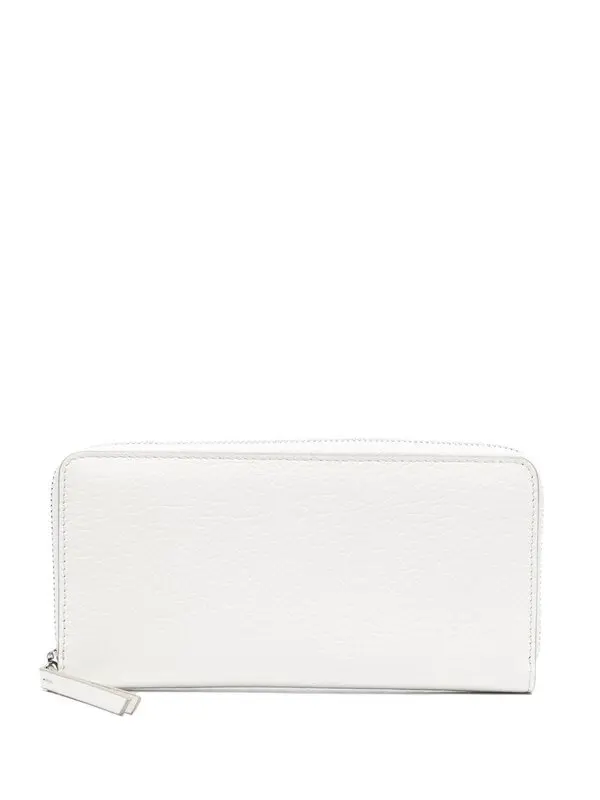 MAISON MARGIELA Four-stitch Zip-around Wallet - White