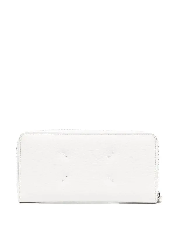 MAISON MARGIELA Four-stitch Zip-around Wallet - White