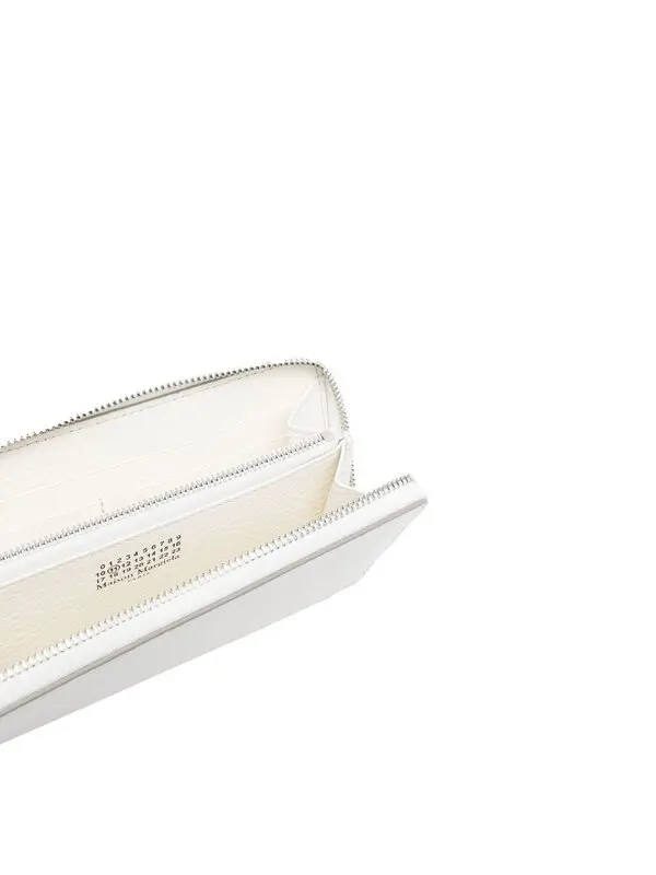 MAISON MARGIELA Four-stitch Zip-around Wallet - White
