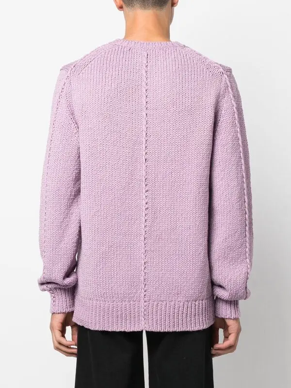 Helmut Lang Seamed Knitted Jumper
