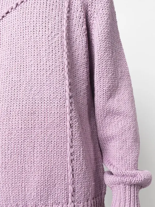 Helmut Lang Seamed Knitted Jumper